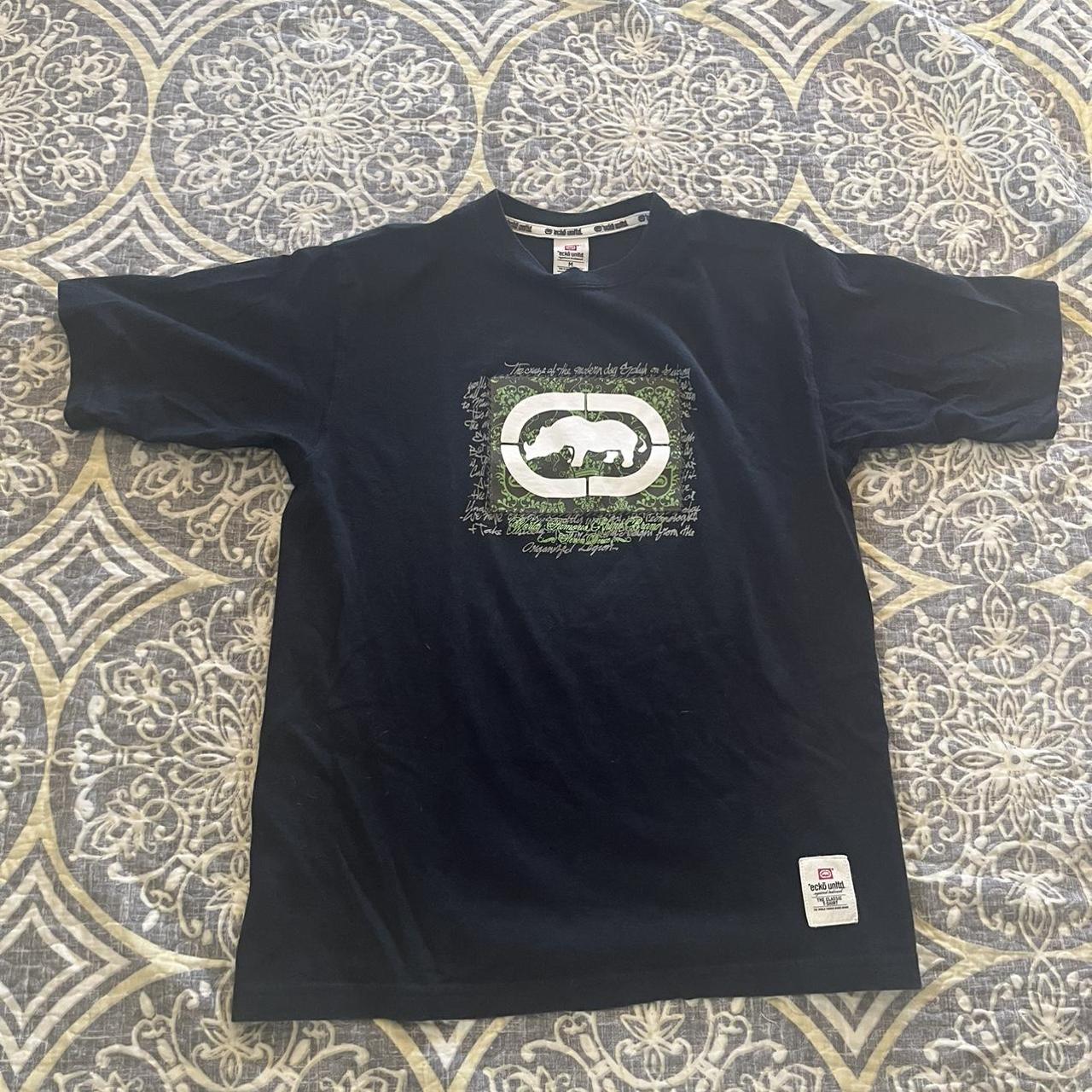 Super dope Ecko unltd shirt with suck floral design... - Depop
