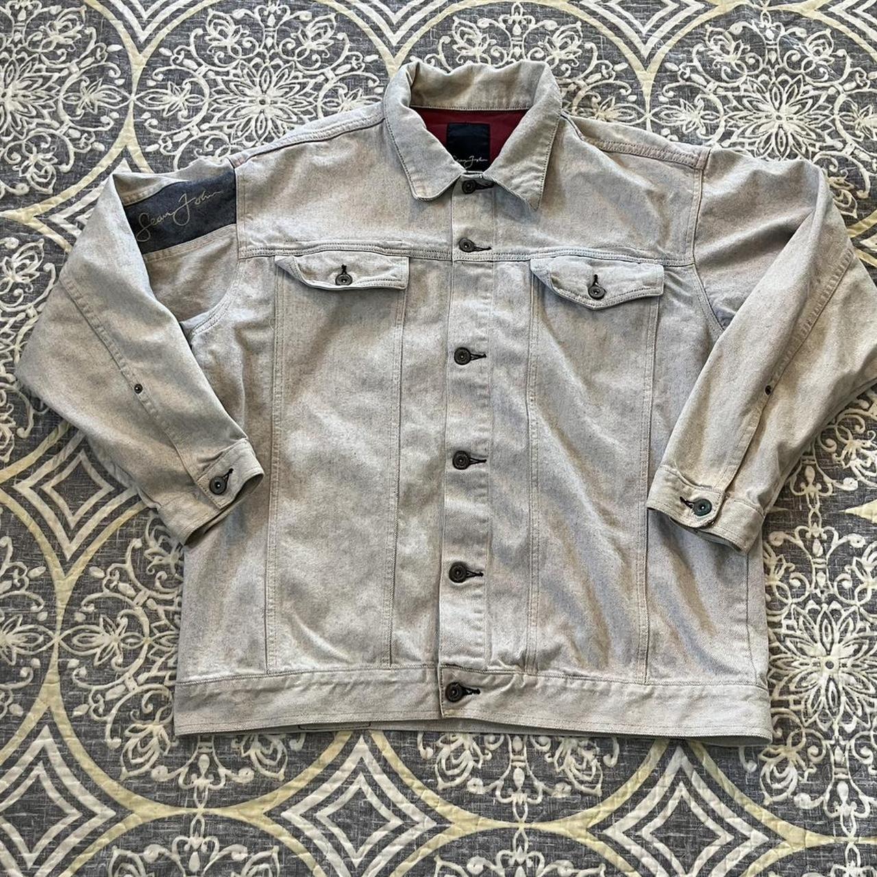 Super dope Sean John denim jacket, small stain on... | Depop