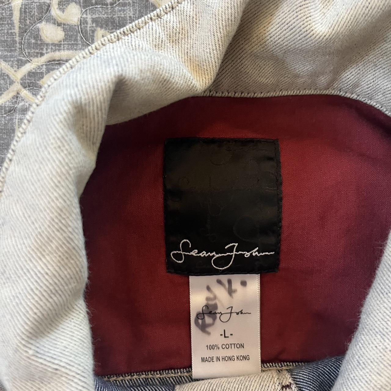 Super dope Sean John denim jacket, small stain on... | Depop