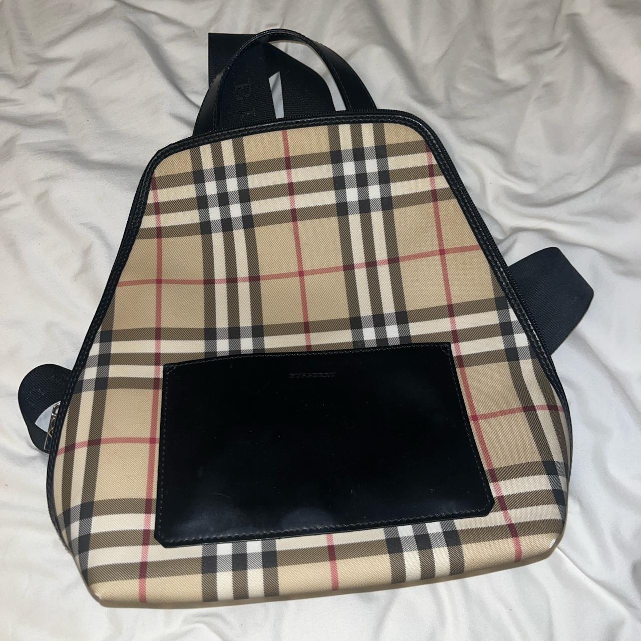 Smallish Burberry backpack - Depop