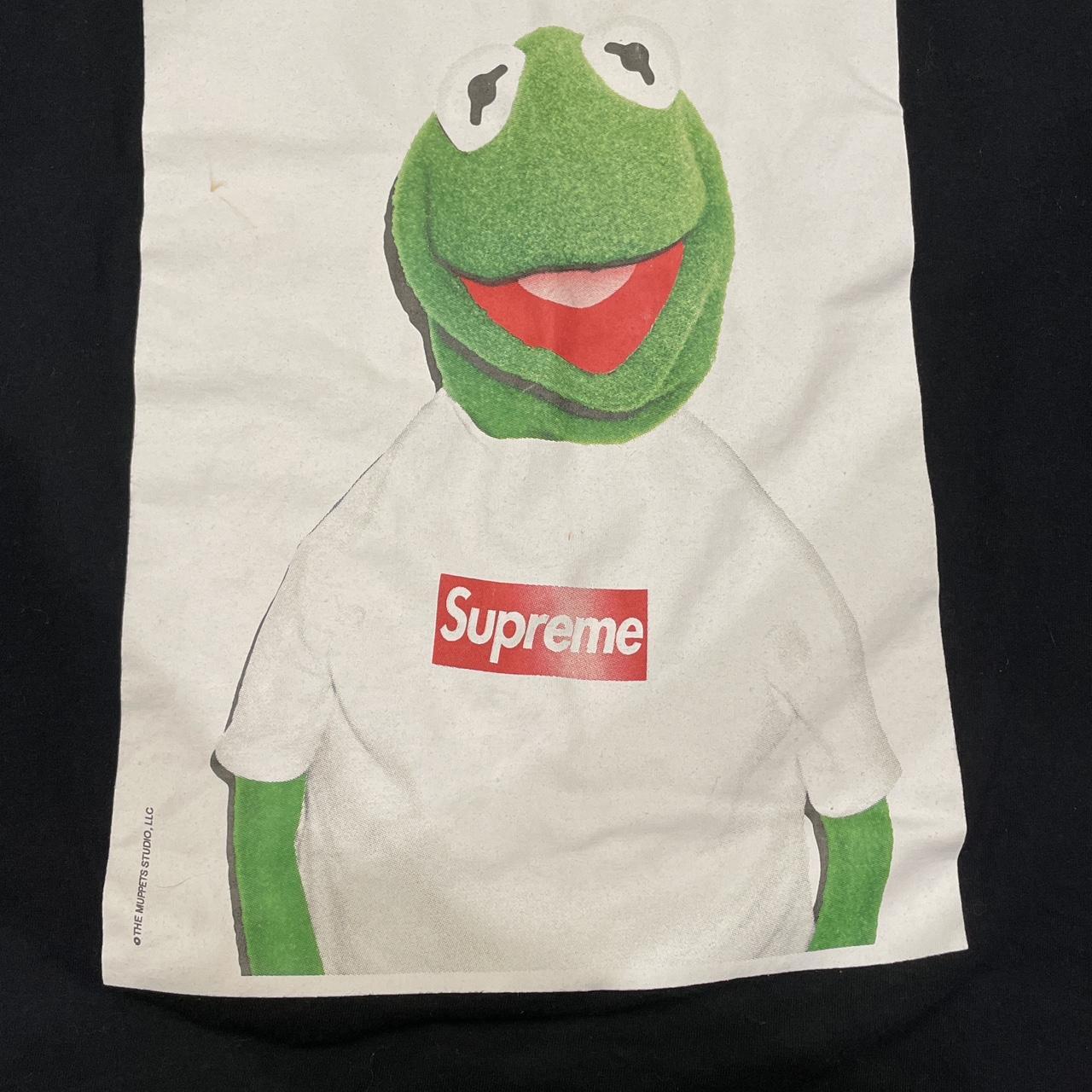 A supreme Kermit the frog tee in good condition... - Depop