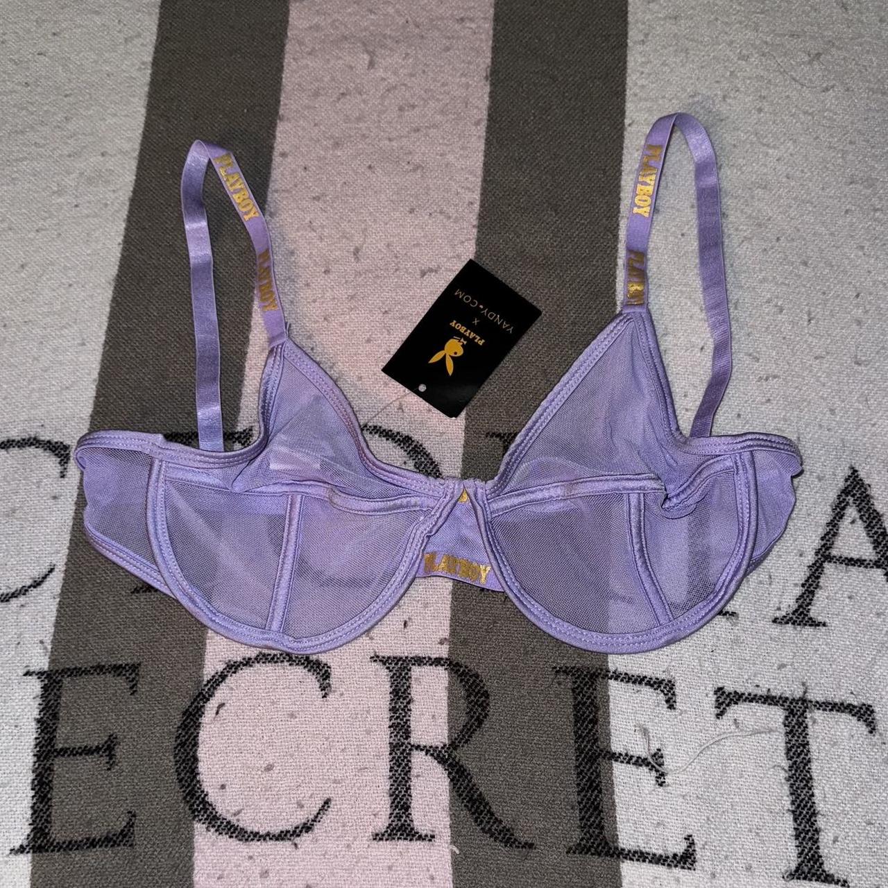 Playboy x Yandy purple bralette with underwire... - Depop