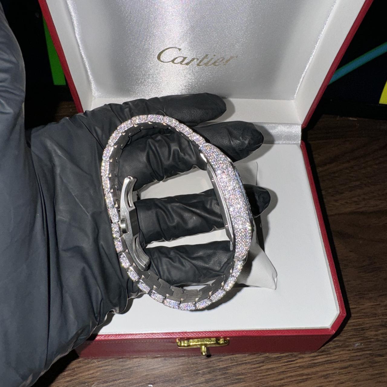 Cartier watch Arabic dial with original box and papers - Depop