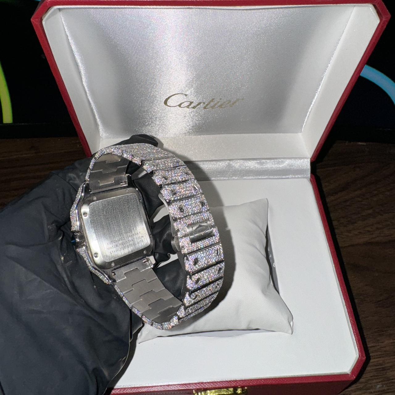 Cartier watch Arabic dial with original box and papers - Depop