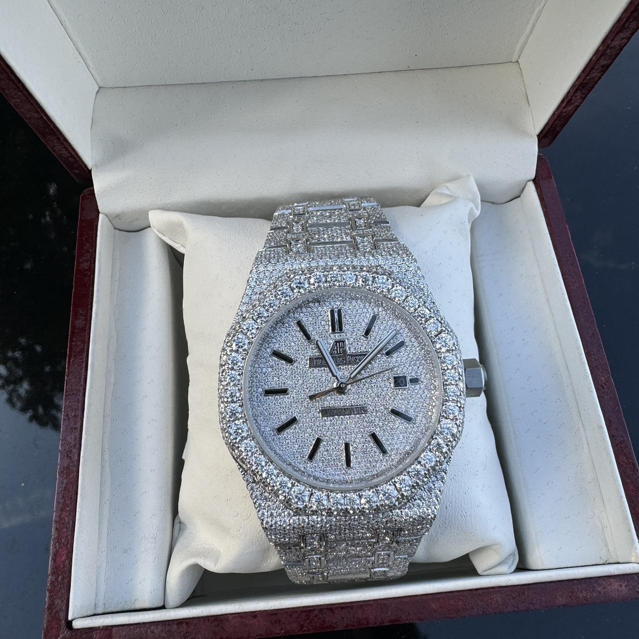 Lab diamond Royal oak AP, never worn, brand new,... - Depop