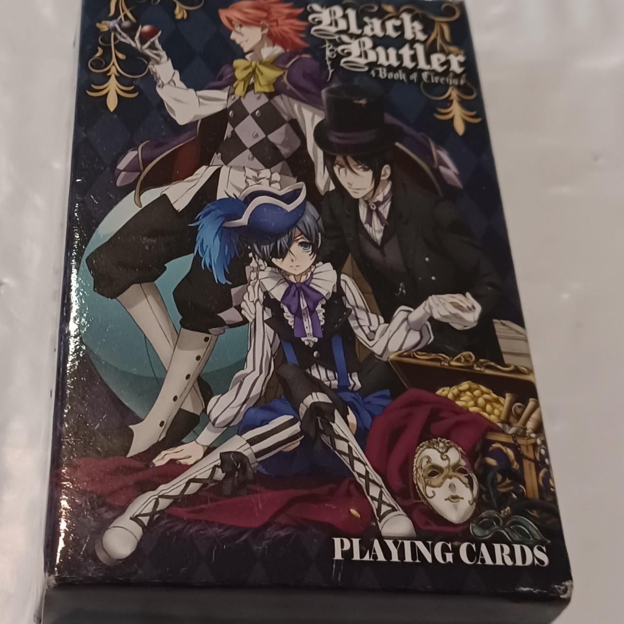 A BEAUTIFUL OPEN DECK OF BLACK BUTLER PLAYING CARDS - Depop