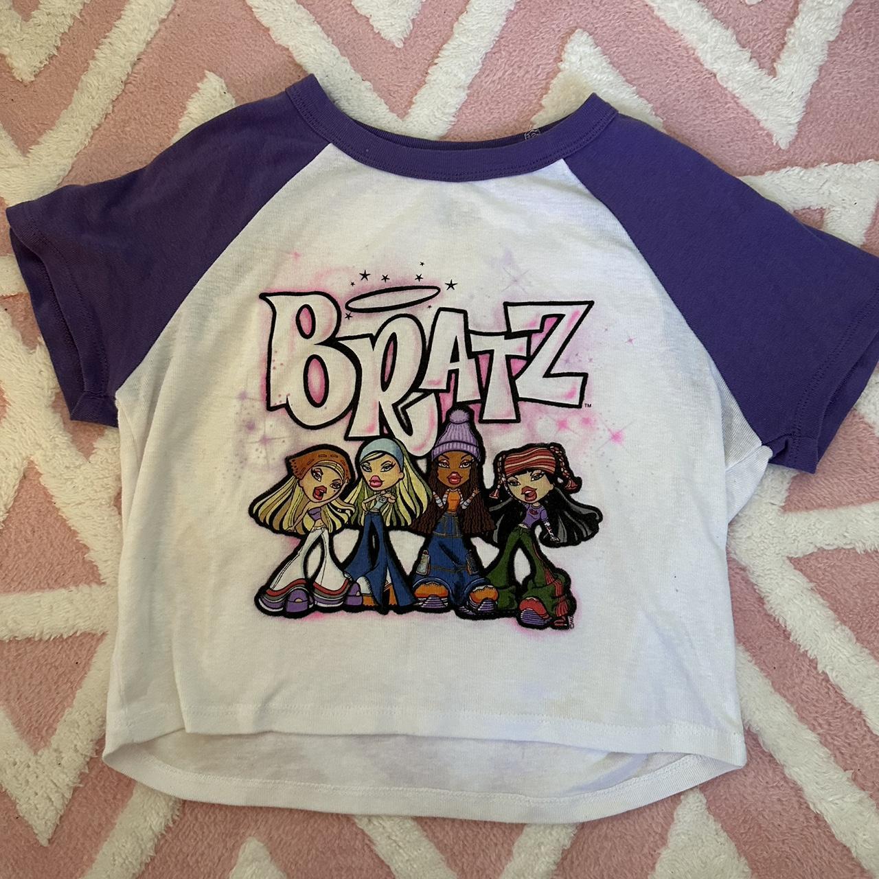 cropped bratz top -only worn once or twice -in... - Depop