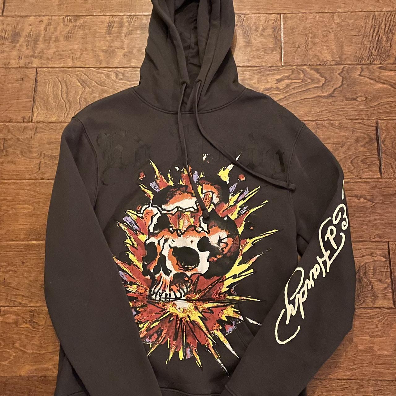Ed Hardy skull hoodie #skater #edhardy #sk8 #y2k #emo - Depop