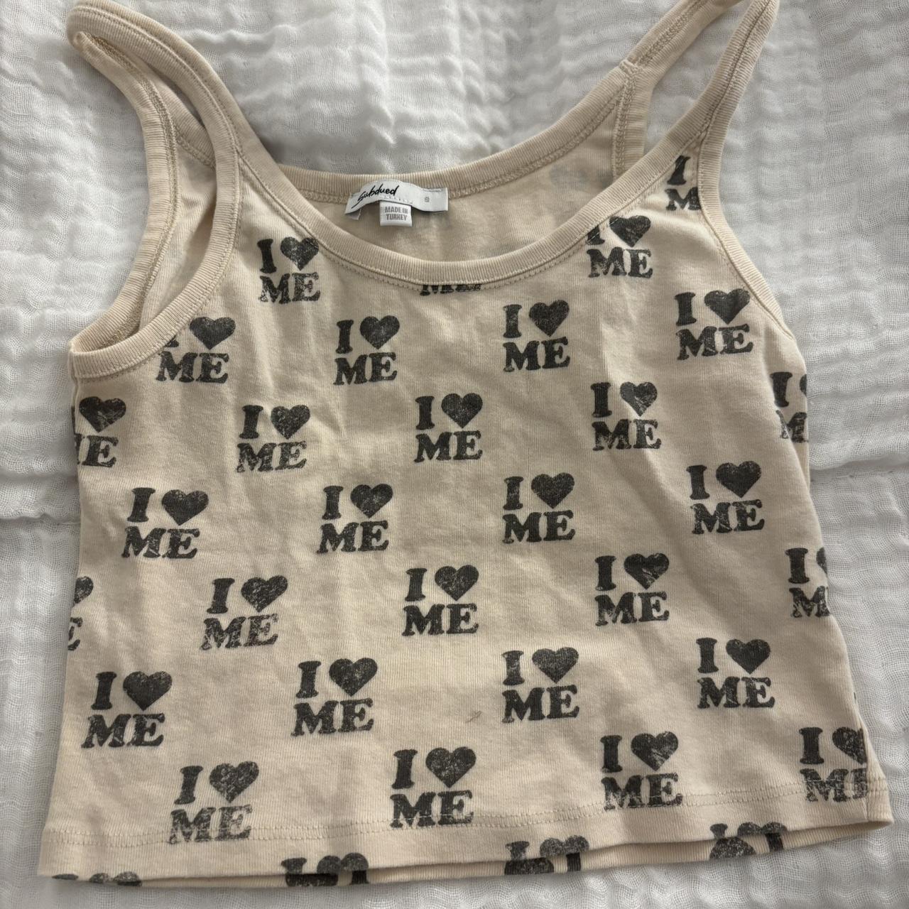 SUBDUED SIZE SMALL TANK TOP - Depop