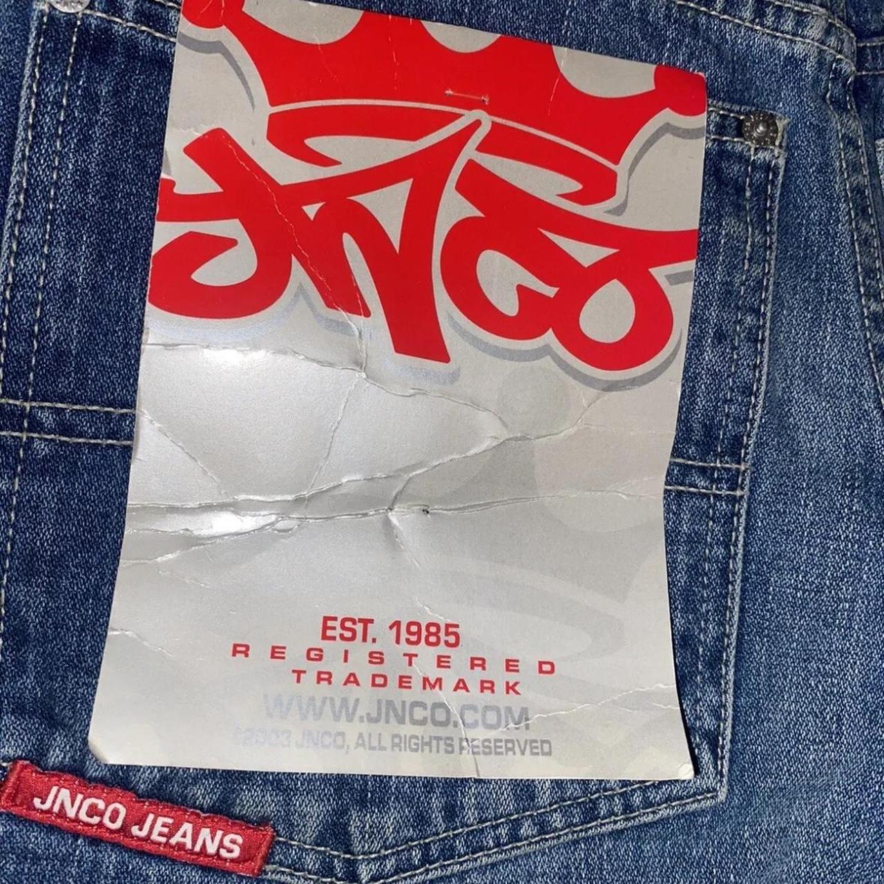 Jnco Jeans size 10 (fits like a 29x29) - Depop