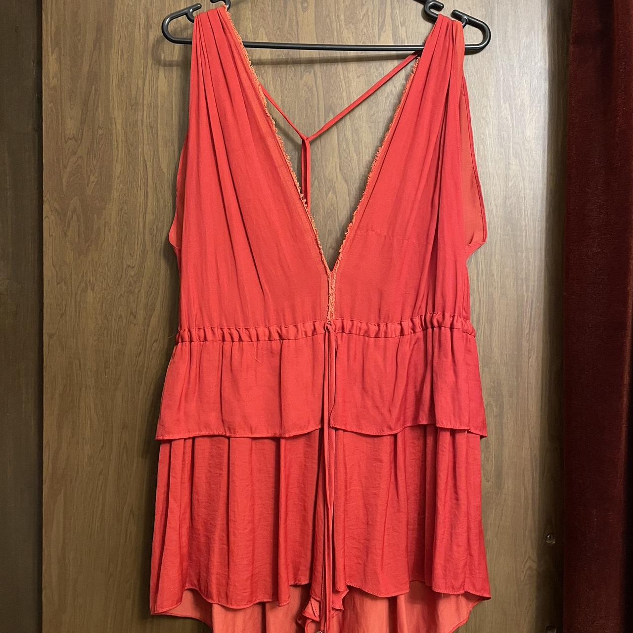 Bec & Bridge Women's Red Playsuit-romper | Depop