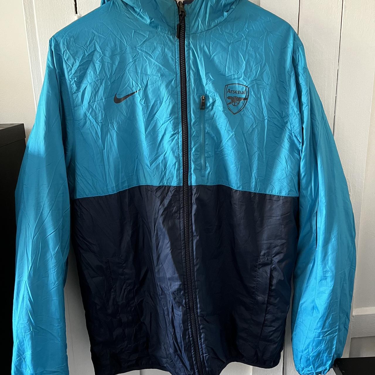 Reversible Men’s Nike Arsenal Puffer Style Jacket.... - Depop