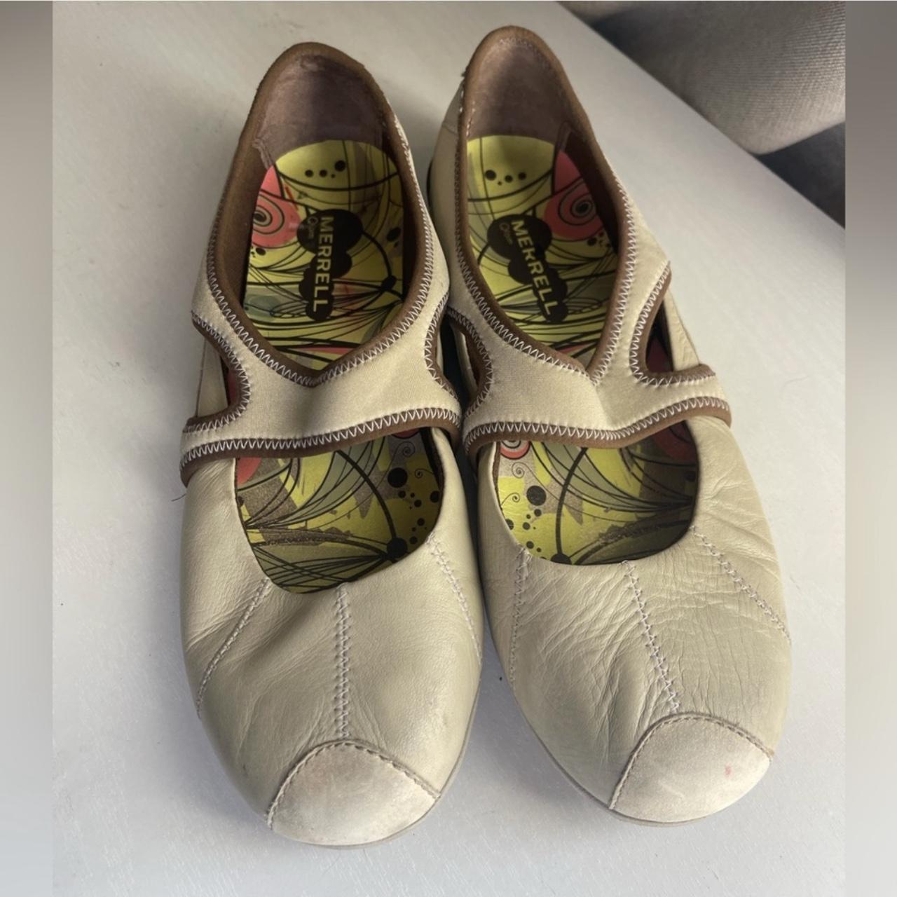 Leather ballet flats MERRELL genuine leather ballet... - Depop