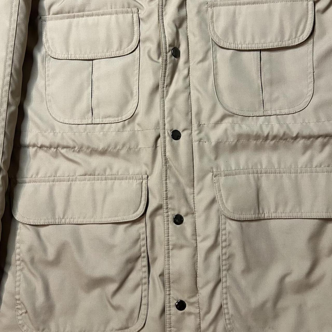 Vintage St John’s Bay Corduroy Puffer Parka Field... | Depop