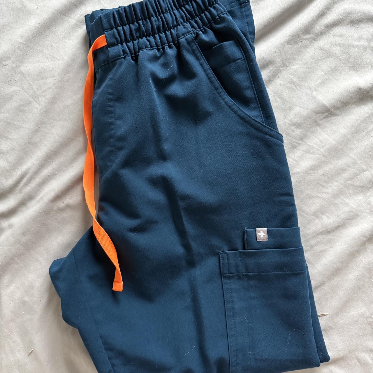 Figs dowa scrub pants in deep reef Size small petite | Depop