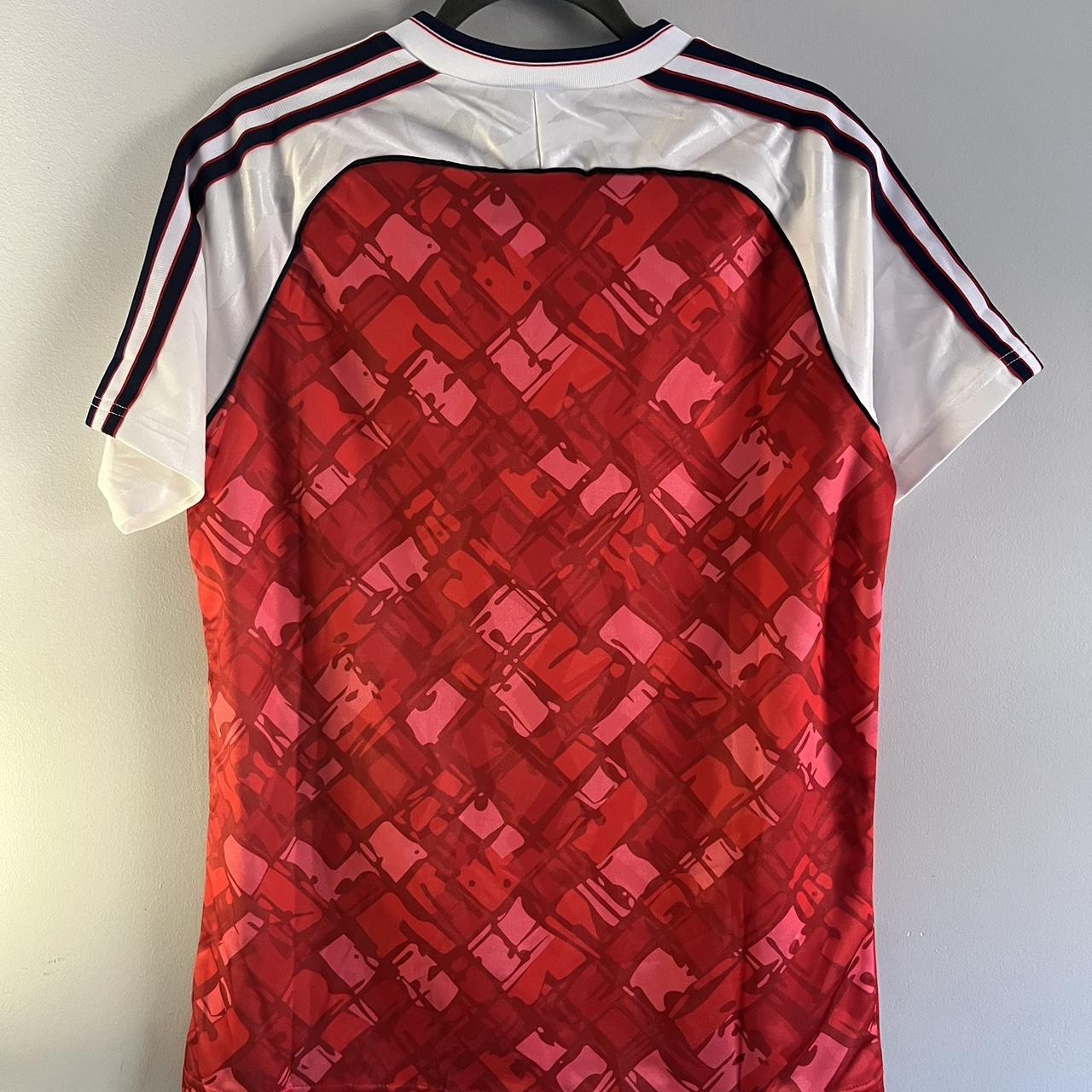 Arsenal 90-92 home kit Vintage football kit Mens... - Depop