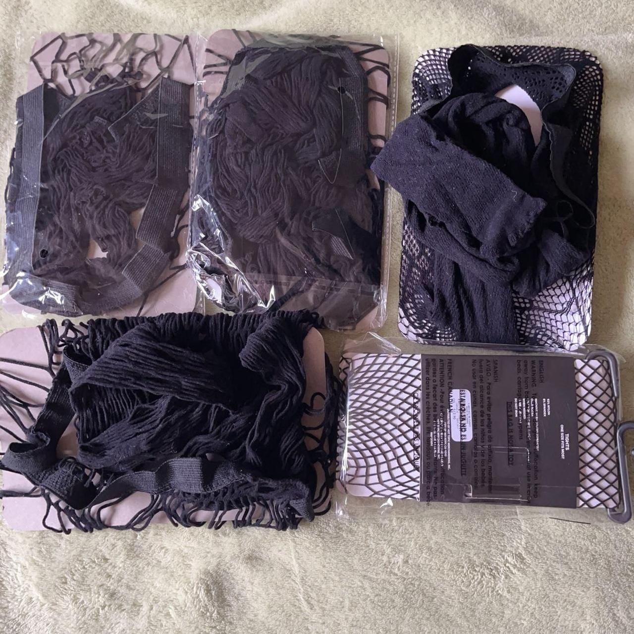 Black Fishnet Tights Stockings Bundle Set of 5 +... - Depop