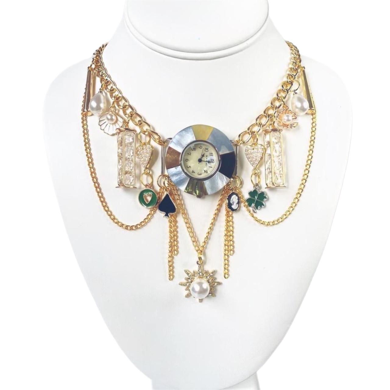 It’s Time ⏰ eclectic charm necklace makes a... - Depop