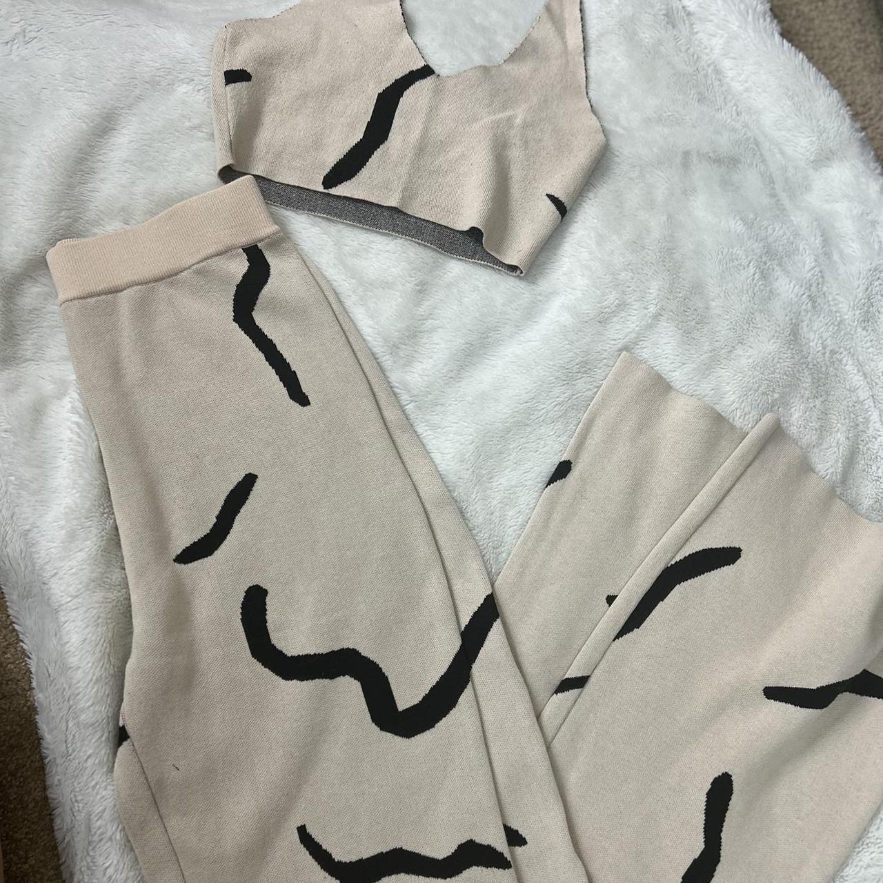 brand new white fox two piece set🤍 the top is a size... - Depop