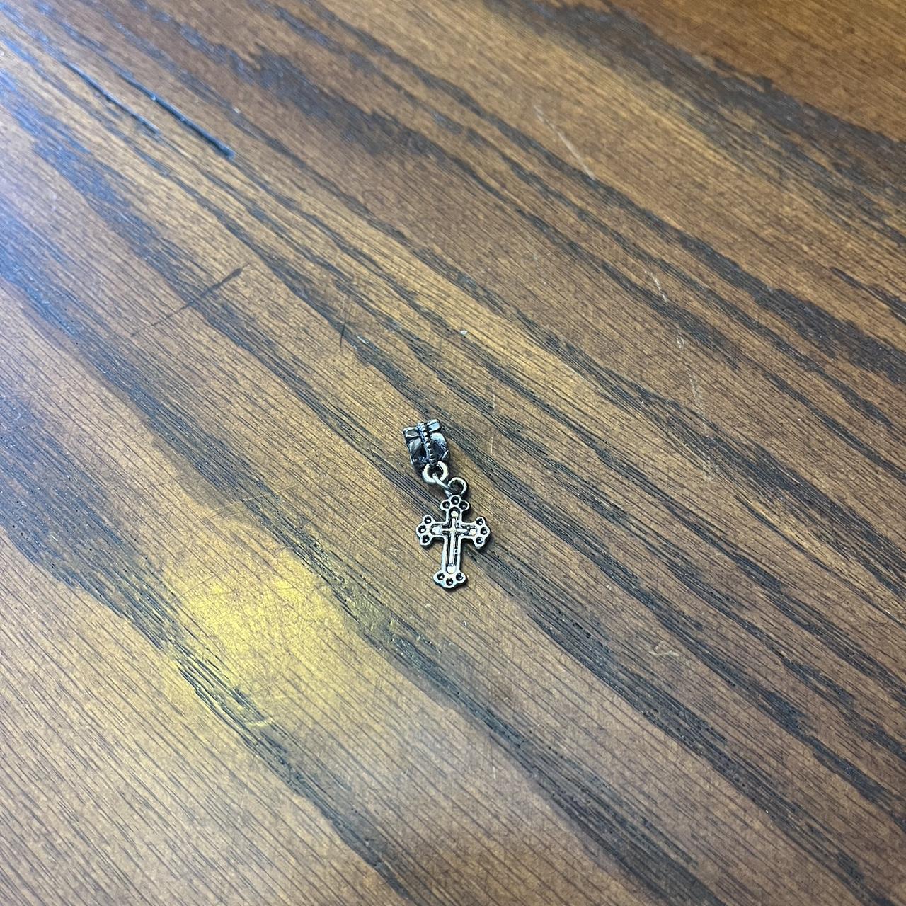 pandora cross charm - Depop