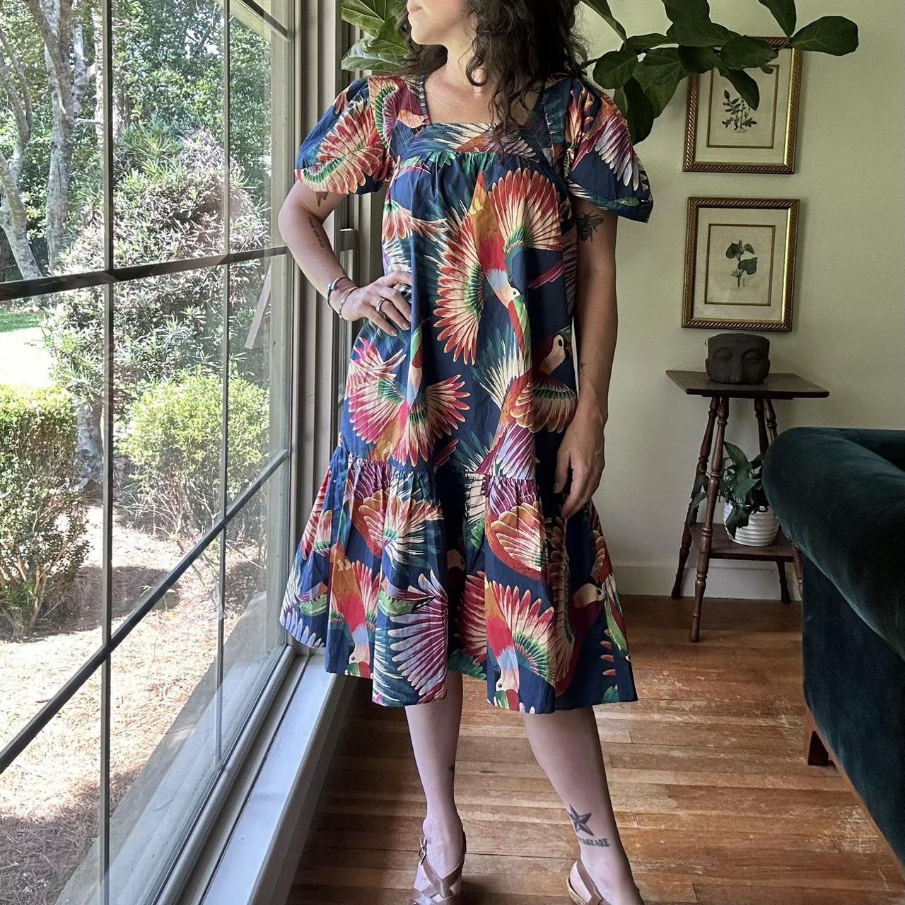 Farm Rio Women's Multi Dress | Depop