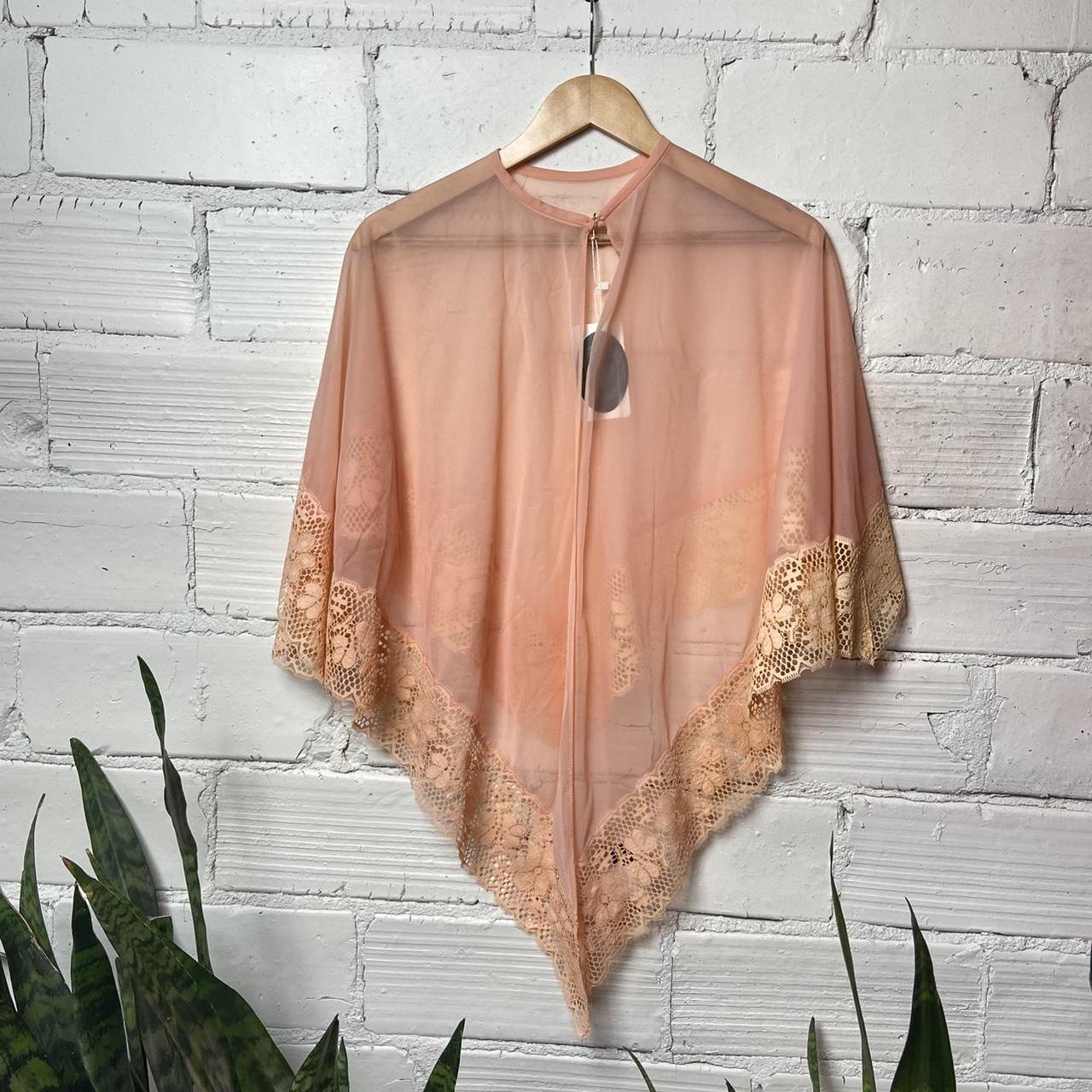 Sheer lightweight lace shawl/wrap - perfect for... - Depop