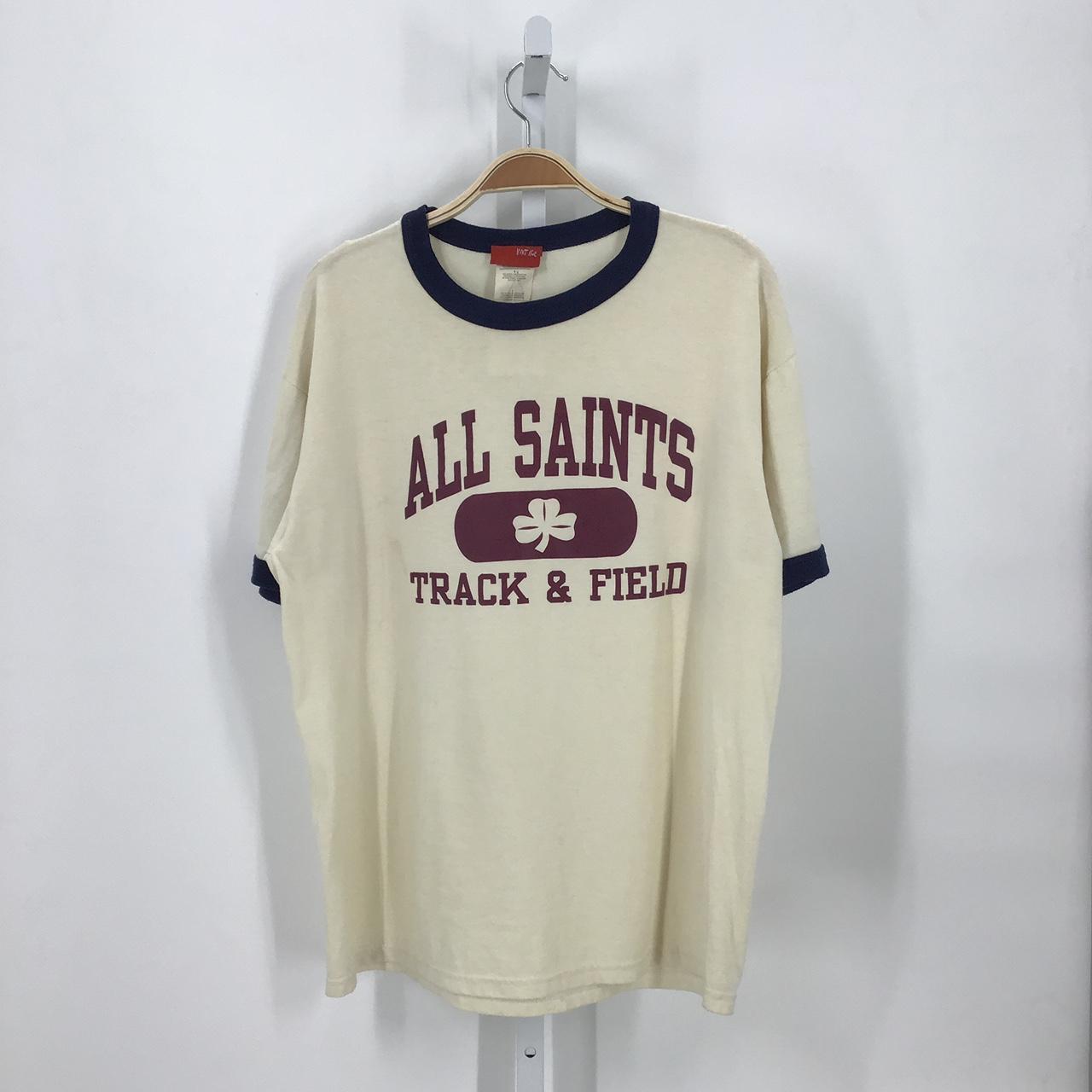 AllSaints Track and Field Tee ☘️ Great for layering... - Depop