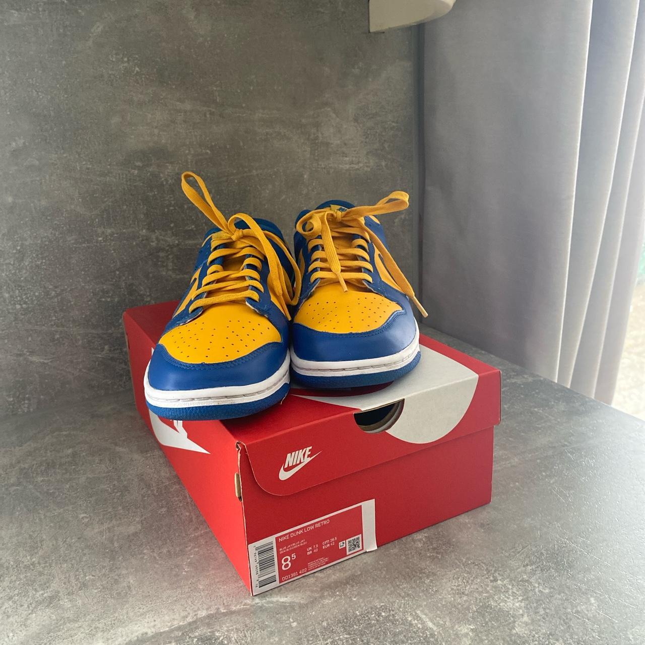 Nike dunk low UCLA: blue jay and university... - Depop