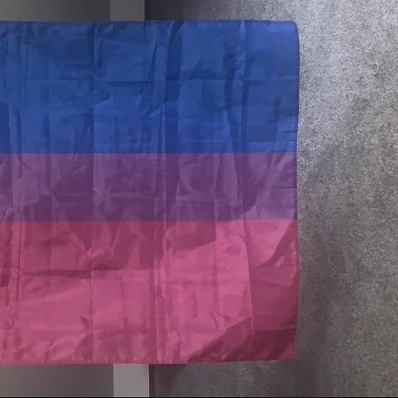 Bi pride flag •about 35.5x59.5in •!! check my... - Depop