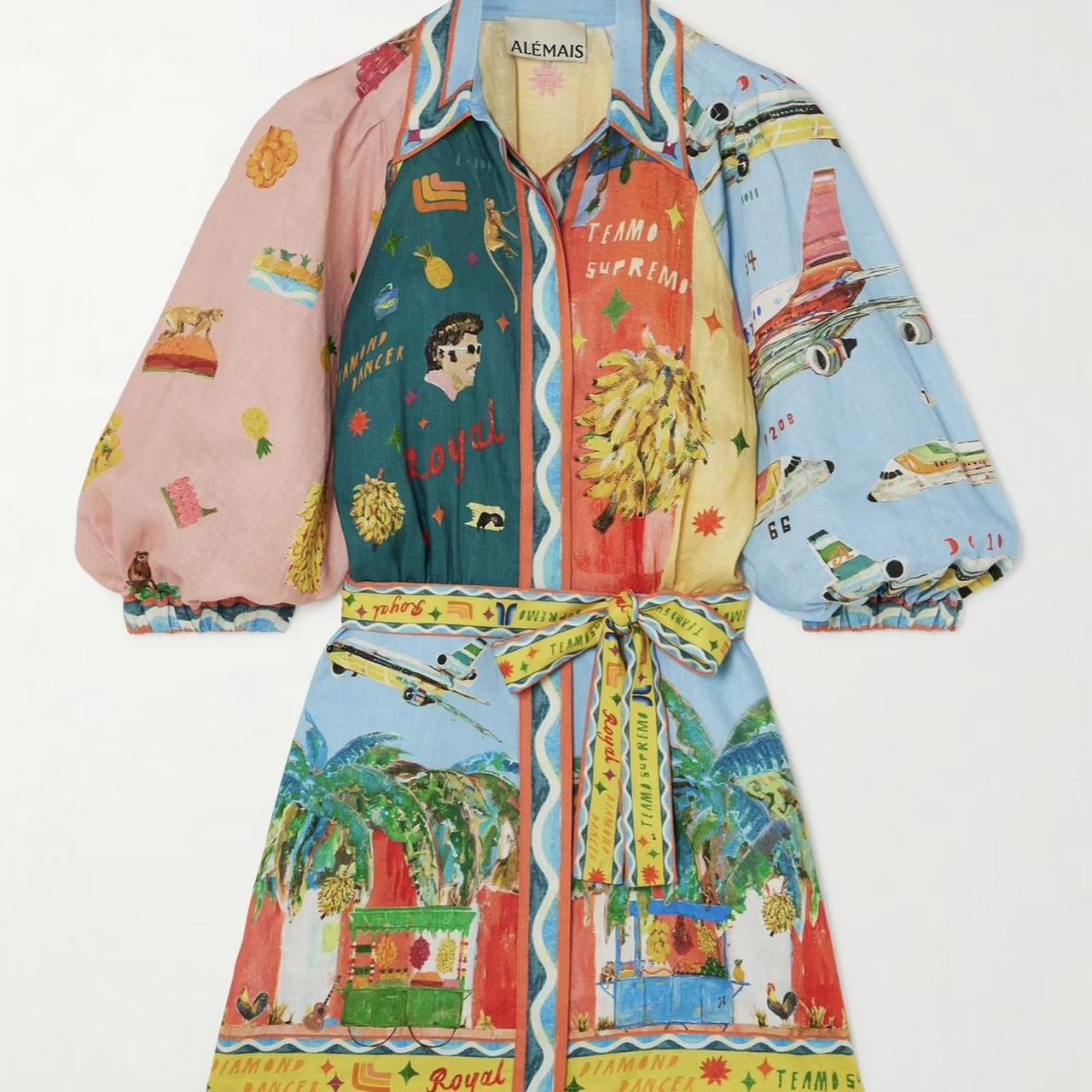 Gorgeous size 12 Alemais All Aboard Mini Dress, RRP... - Depop