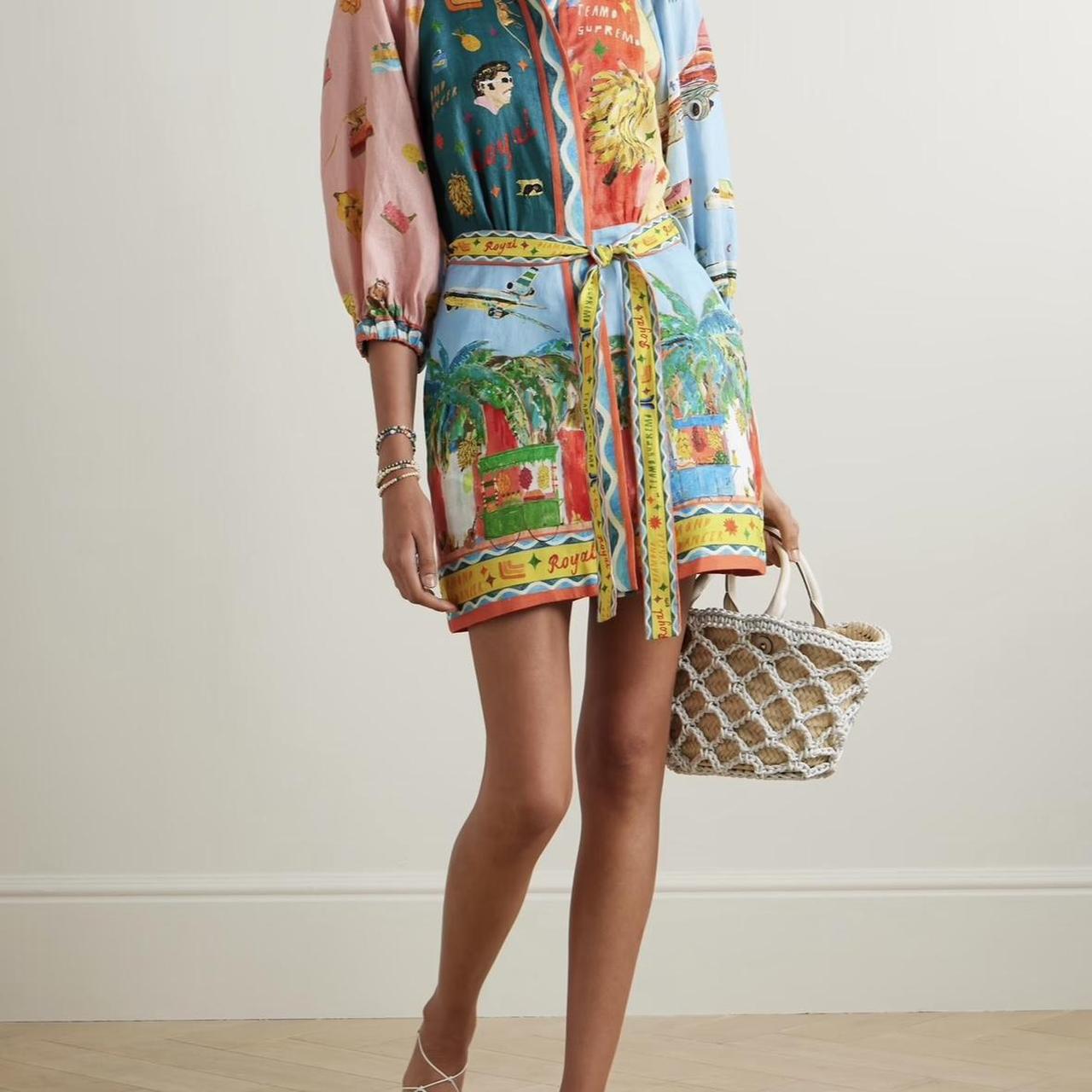 Gorgeous size 12 Alemais All Aboard Mini Dress, RRP... - Depop