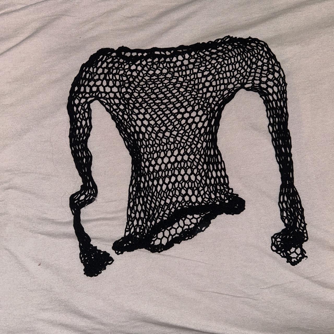 Fishnet top, great for layering - Depop