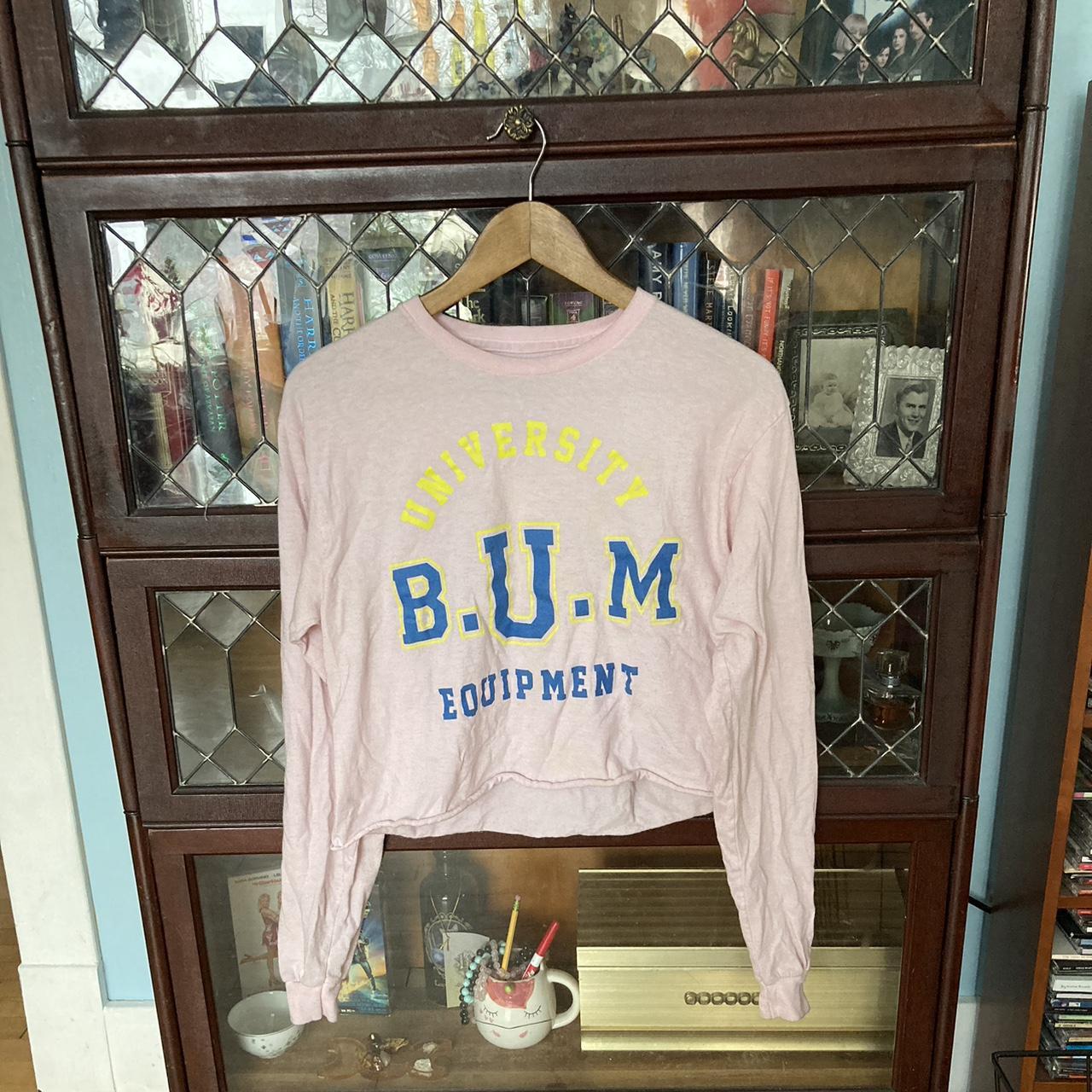 Pink BUM EQUIPMENT shirt. Cute spring colors. Nice... - Depop