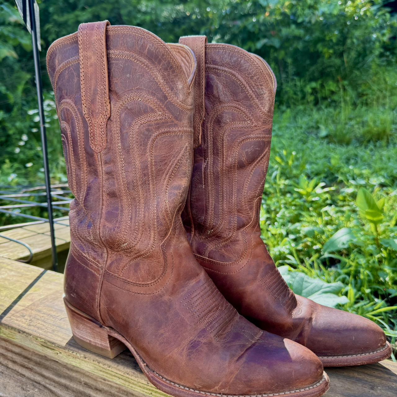 Women’s Tecovas “the Jamie” boots Practically new... - Depop