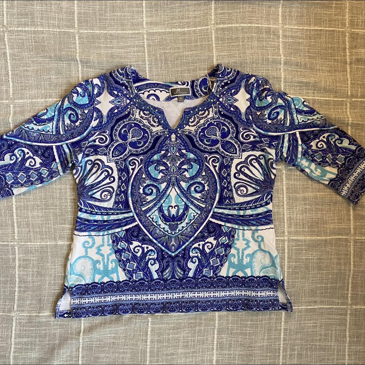 JM Collection Women's Blouse | Depop