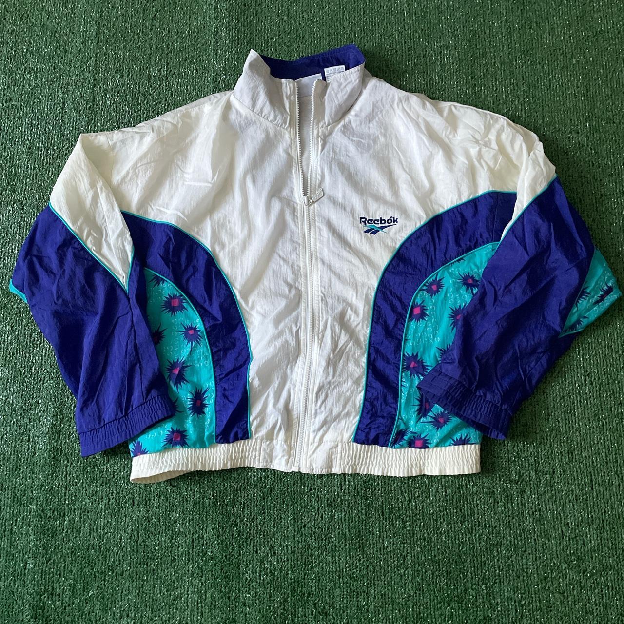 Vintage Reebok Jacket Lightweight Size... - Depop