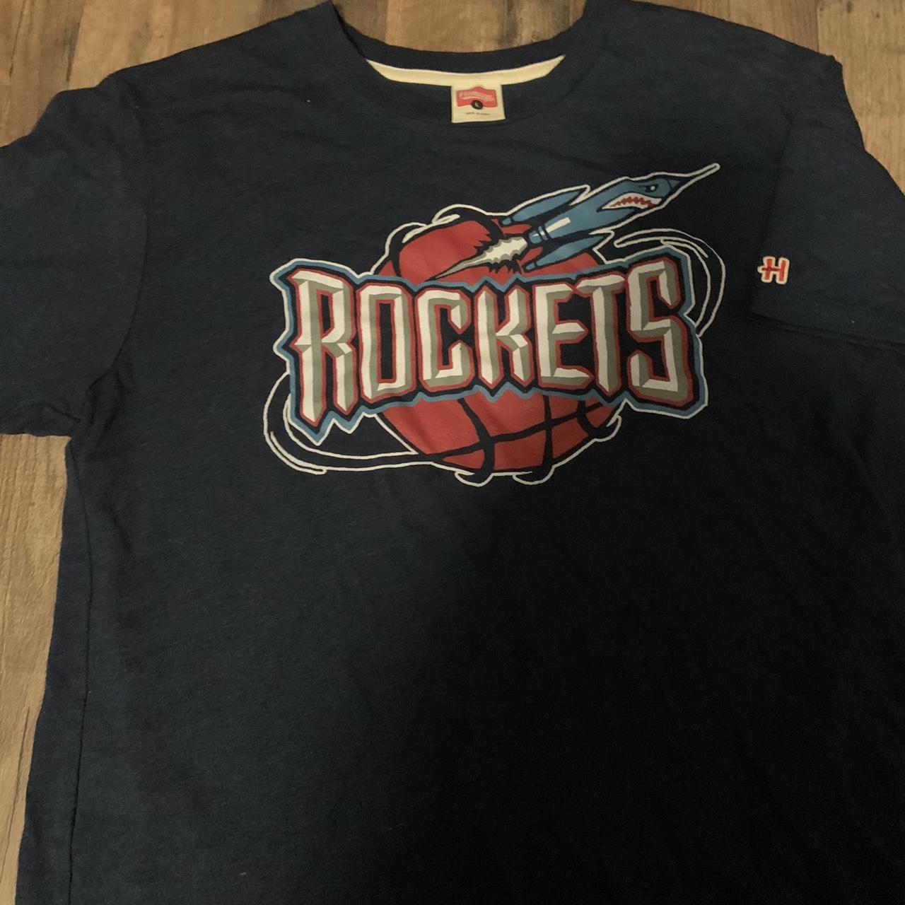 vintage houston rockets shirt great condition size L - Depop