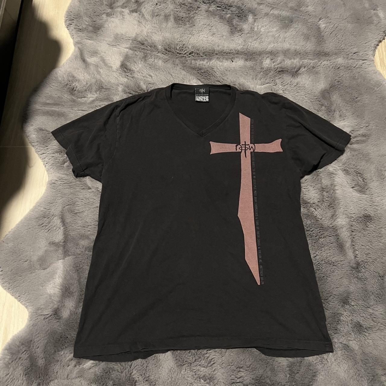 Not of this world tee with sick cross design no... - Depop