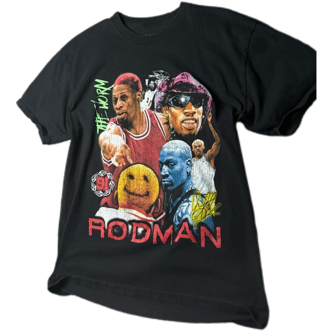 Dennis Rodman Brand T-Shirt Size Large #nba... - Depop