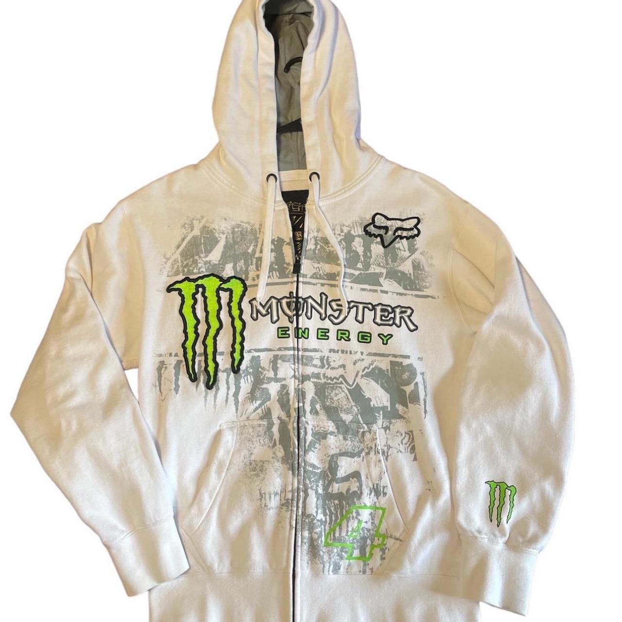 RARE GRAIL vintage y2k monster energy fox racing... - Depop