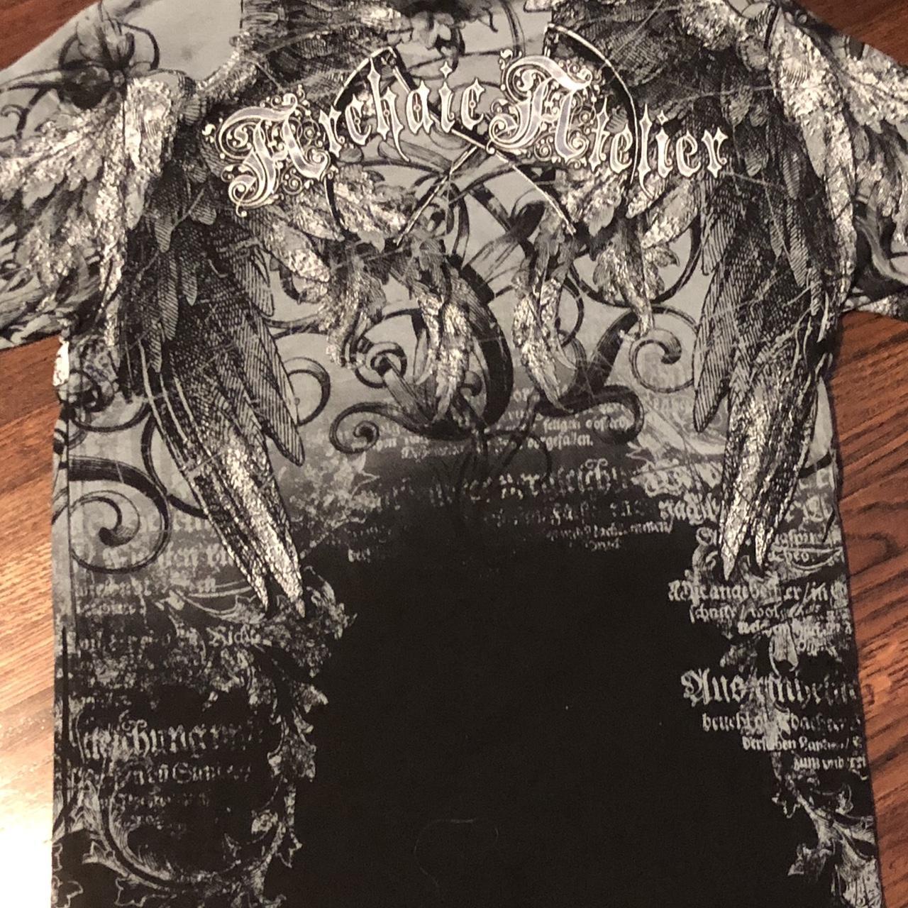 Archaic by affliction shirt Looks brand new with no... - Depop