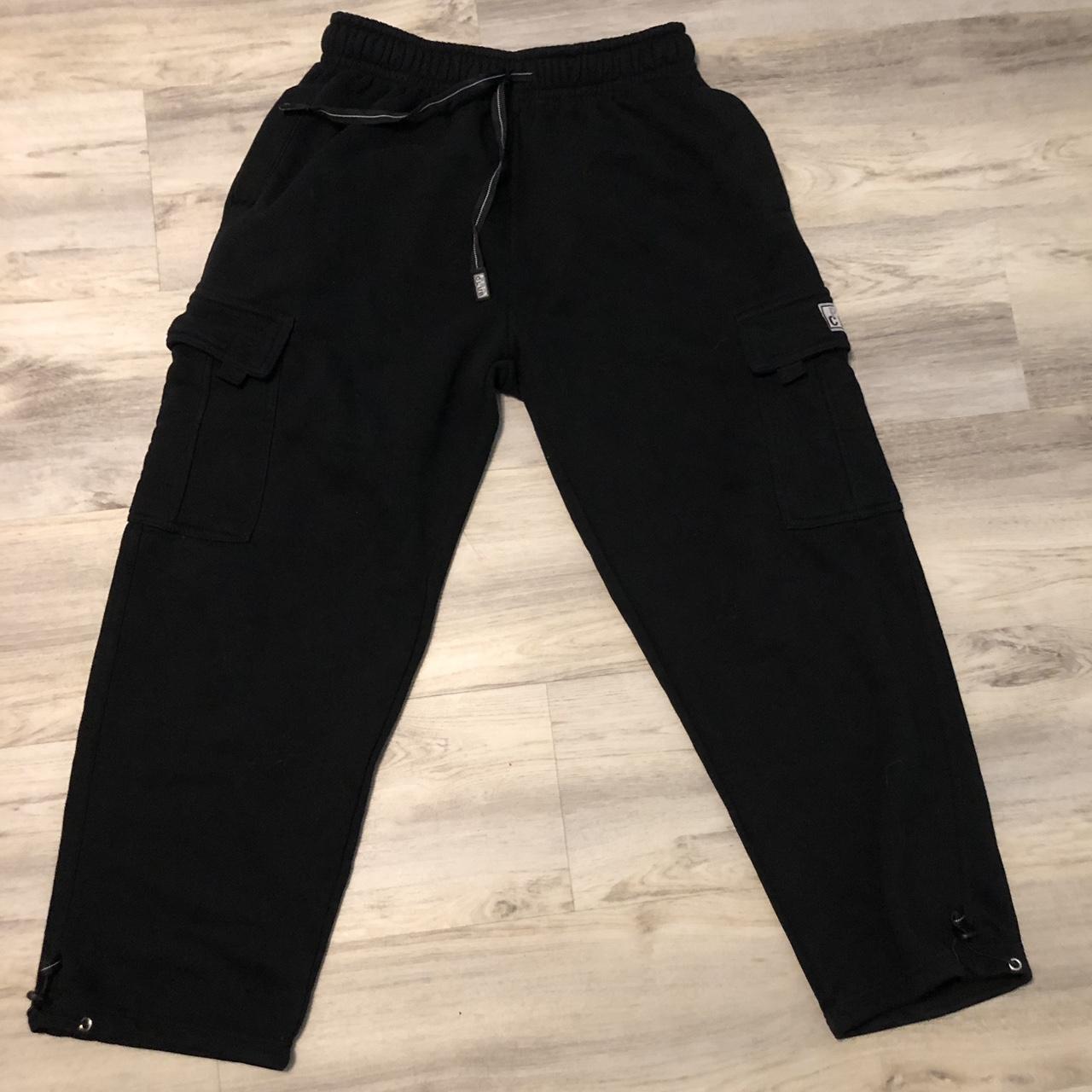 Black Pro Club sweatpants Large | Depop