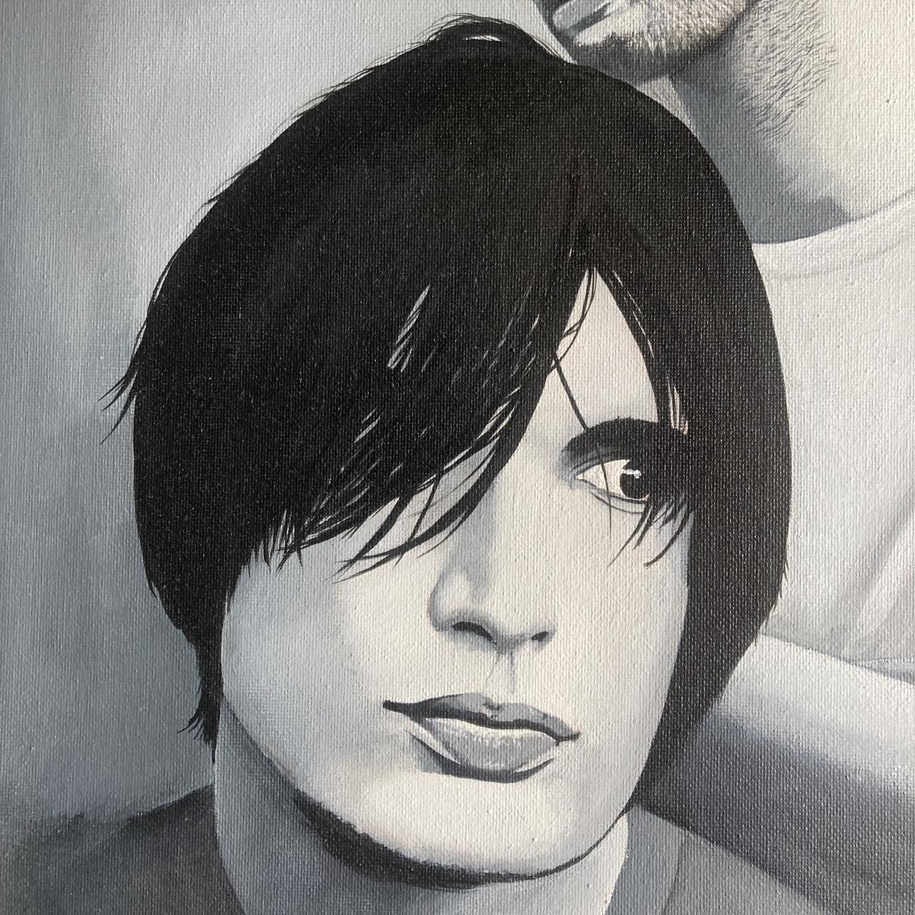 Radiohead Thom and Johnny original artwork acrylic... - Depop