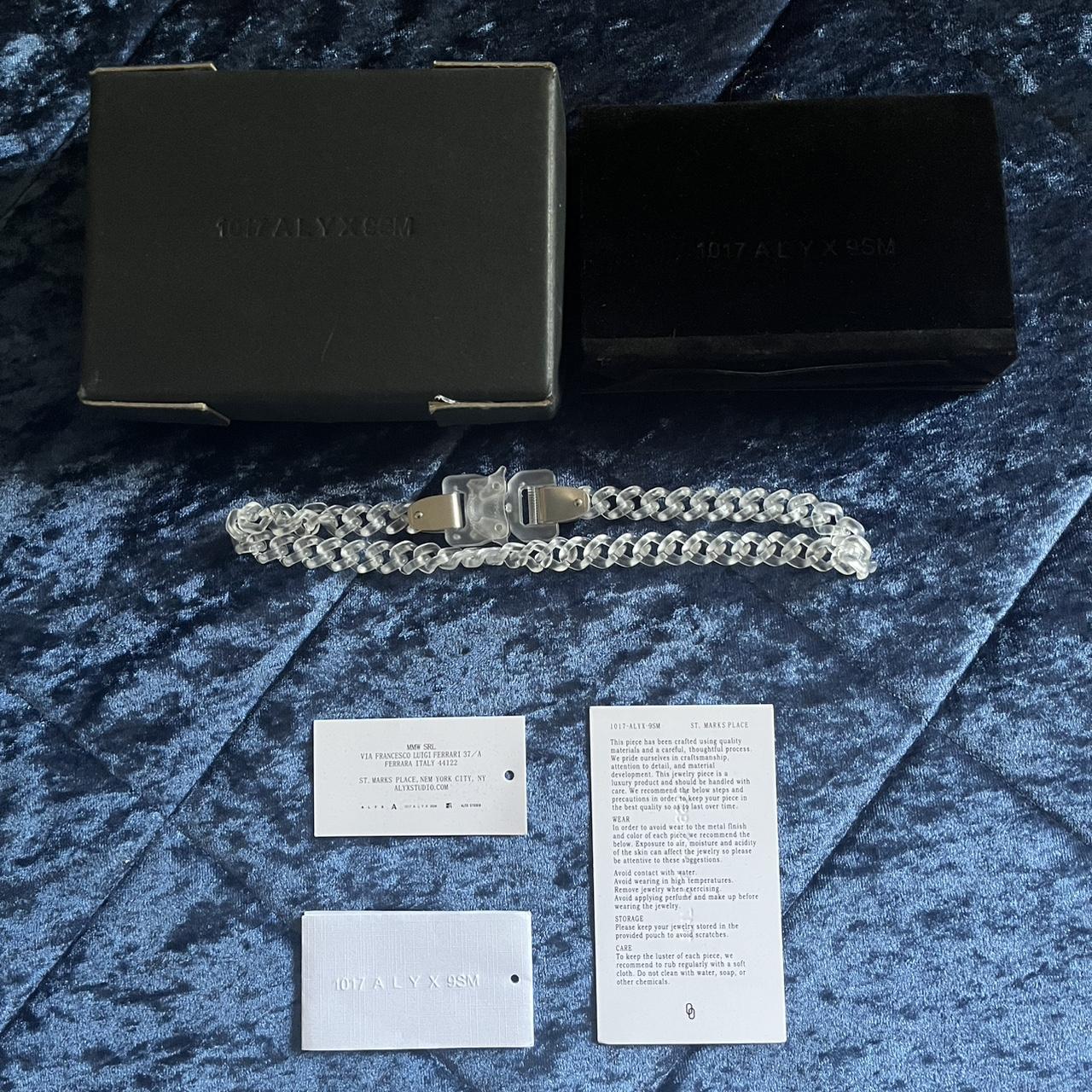 1017 ALYX 9SM ‘TRANSPARENT’ CHAIN NECKLACE DM IF... - Depop
