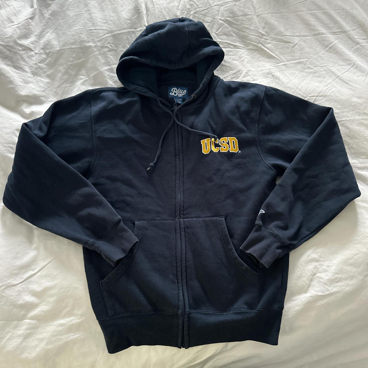 Champion Zip Up UCSD embroidery in Navy ‘84 #vintage... | Depop