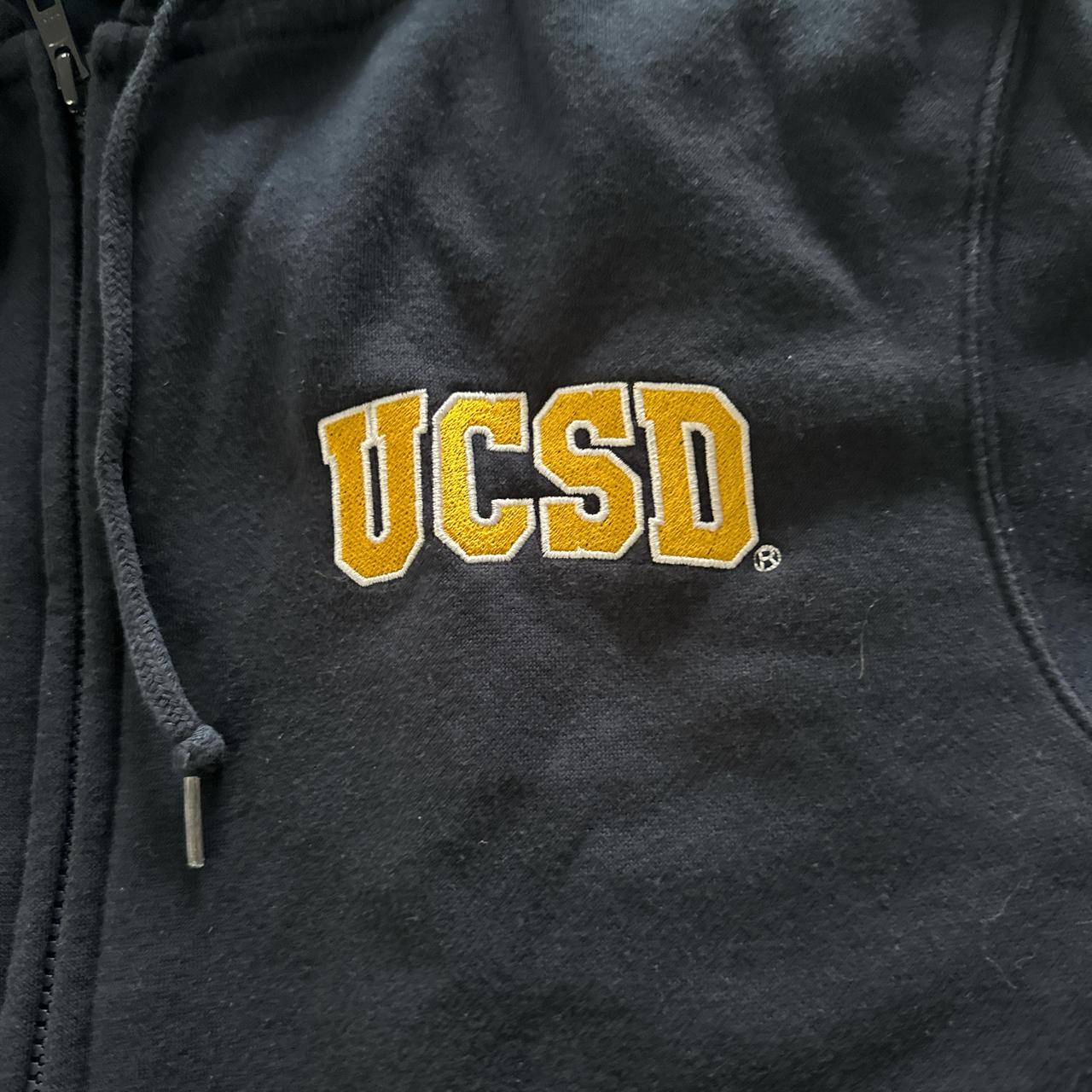 Champion Zip Up UCSD embroidery in Navy ‘84 #vintage... | Depop