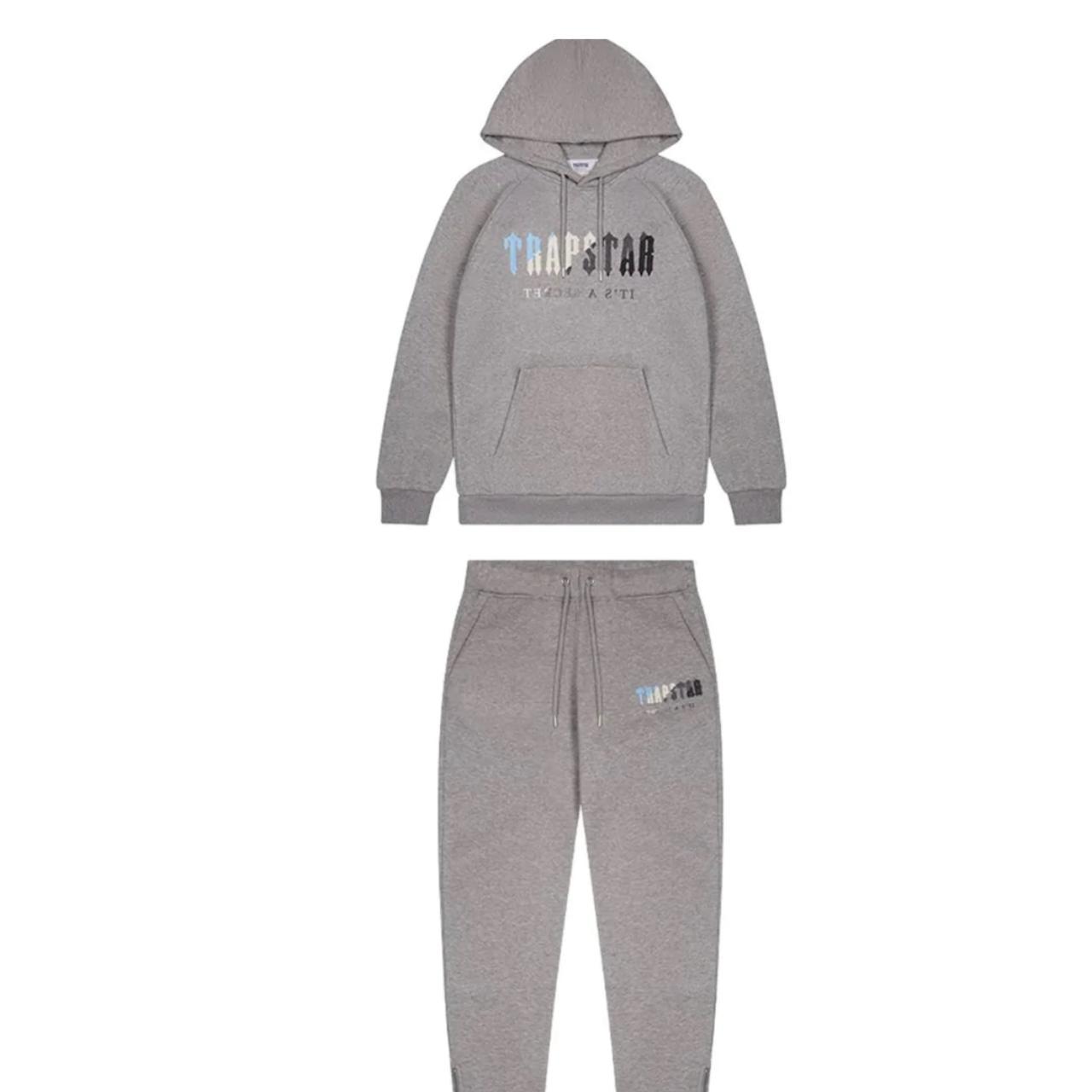 trapstar chenille decoded grey ice flavours... - Depop
