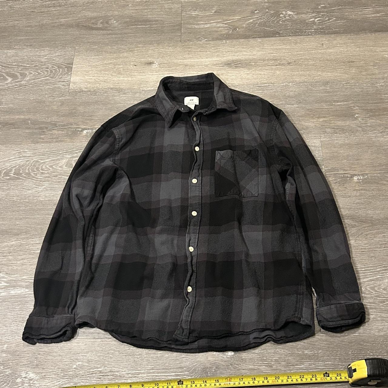 hnm flannel size: large DM FOR QUESTIONS accepting... - Depop