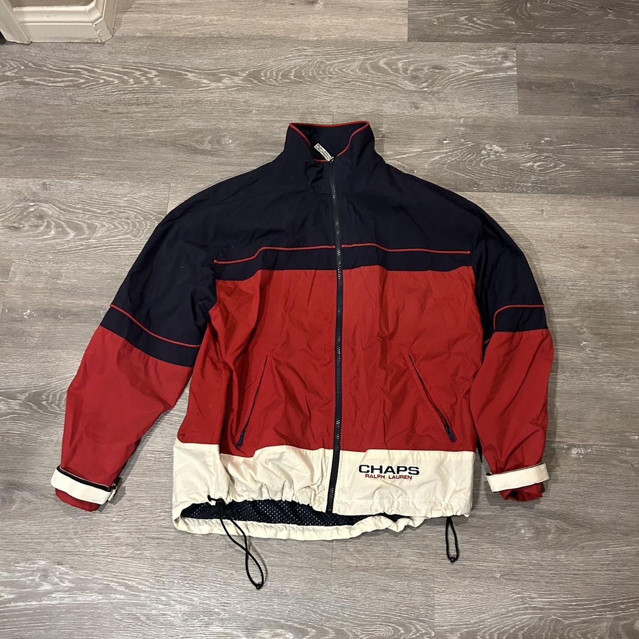 vintage chaps ralph lauren jacket Large | Depop