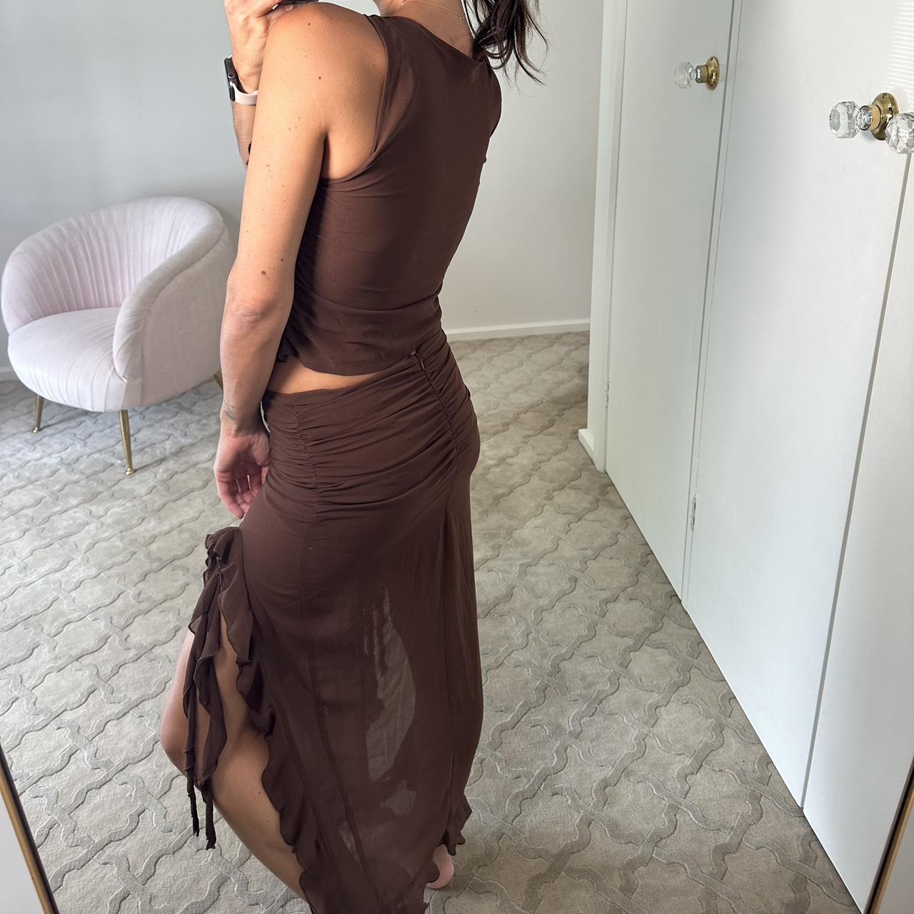 Lioness Rendezvous Set in Chocolate • Both size S... - Depop